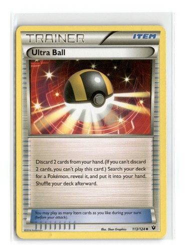 Ultra Ball - #113/124 - Pokemon TCG Card-LP | eBay