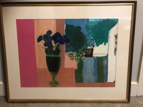 VERY PLEASING LARGE MASTERWORK BY NOTED ARTIST CHRIS CAPPER "STILL LIFE ...