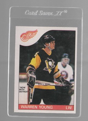 1985/86 O-PEE-CHEE NHL HOCKEY CARD #152 WARREN YOUNG ROOKIE NM SHARP ...