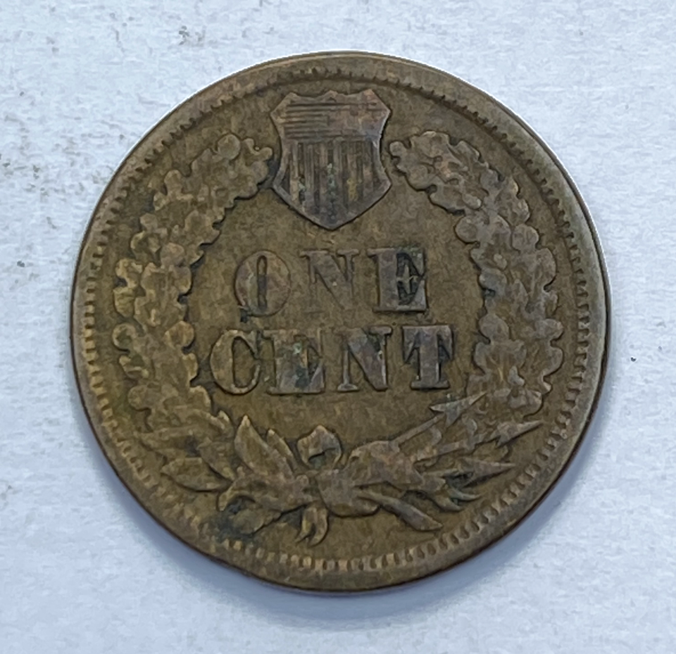 1865 Indian Head Cent Penny Actual Coin FREE SHIPPING NR #2753 | eBay