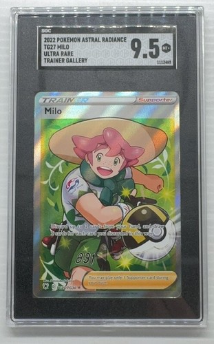 2022 Pokemon Astral Radiance Trainer Gallery Milo Ultra Rare #TG27 SGC ...