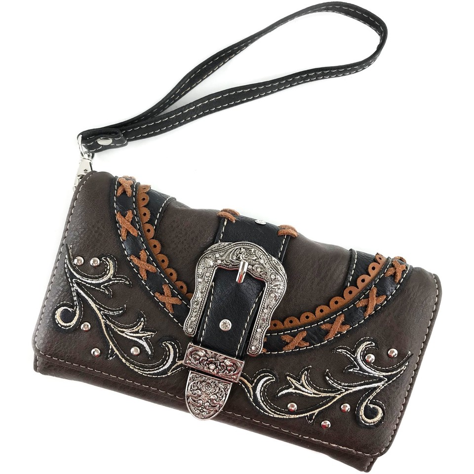 Justin West Trendy Western Rhinestone Concealed Carry Backpack and ...