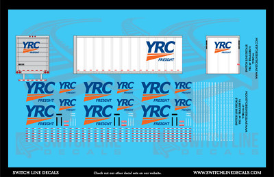 N Scale YRC 28' Trailers Decal Set | eBay