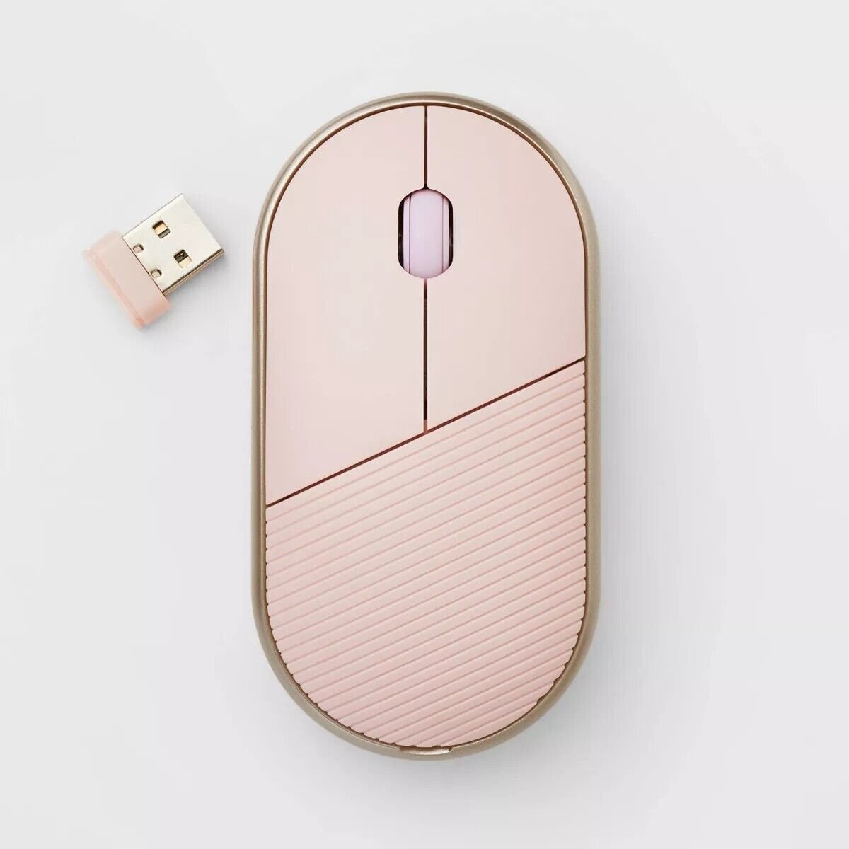 Heyday Wireless Mouse - Light Pink Bluetooth 5.1 Enabled W/ USB for ...