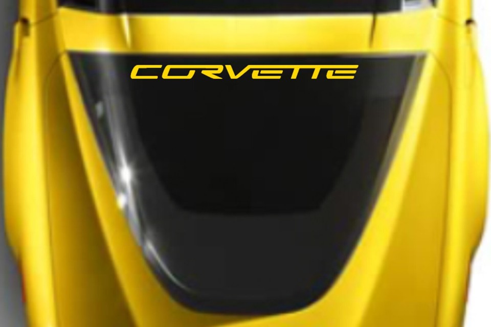 NEW - Corvette vinyl Decal for Windows & Side - 4 sizes (Fits Chevy ...