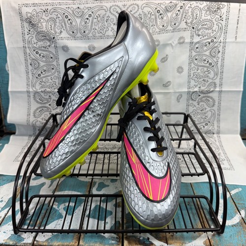 Nike HyperVenom 2014 Soccer Cleats Silver 677585-069 FG Mens Size 10.5 ...