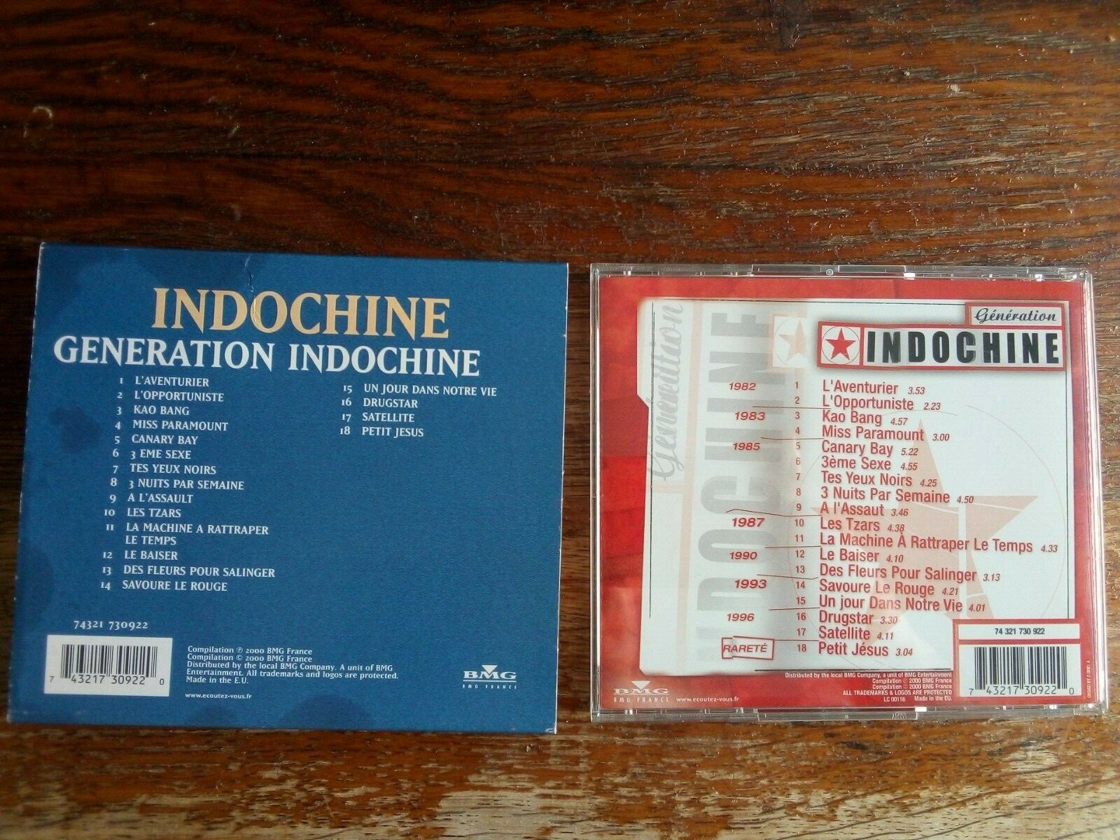CD INDOCHINE Génération Indochine avec fourreau cartonné 18 titres RARE ...