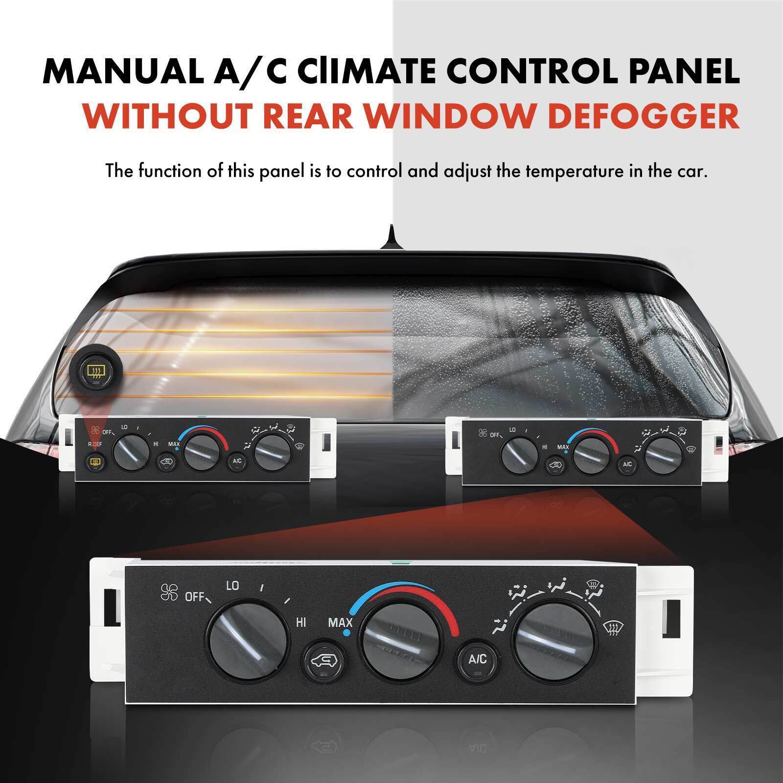 Climate.Control^Switch*GMC'C1500-C3500 K1500-K3500 For Chevy 599-007 A ...