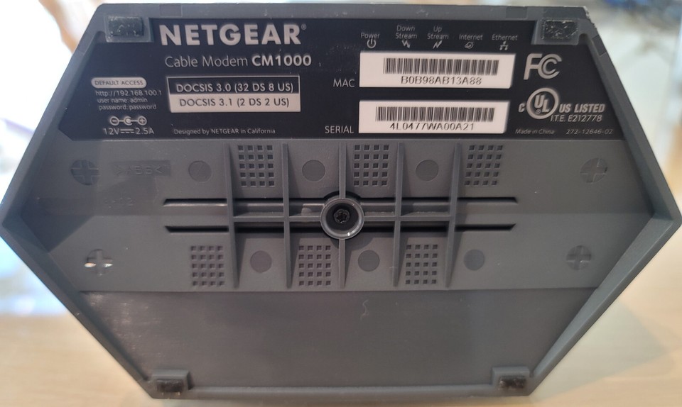 Netgear CM1000 DOCSIS 3.1 Cable Modem 1Gbps | eBay