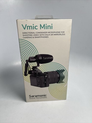 Saramonic Vmic Mini Ultracompact Camera Mountable Shotgun Microphone ...