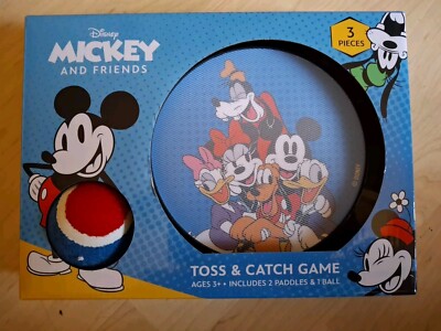 Disney Mickey Mouse And Friends Kids 3pc Toss Catch Game Toy NEW | eBay