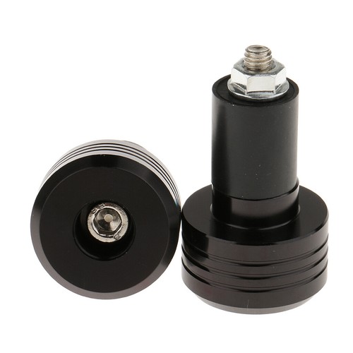 1 X Pair of Black Aluminum Bar Caps Bar End Cap Plug Slider | eBay ...