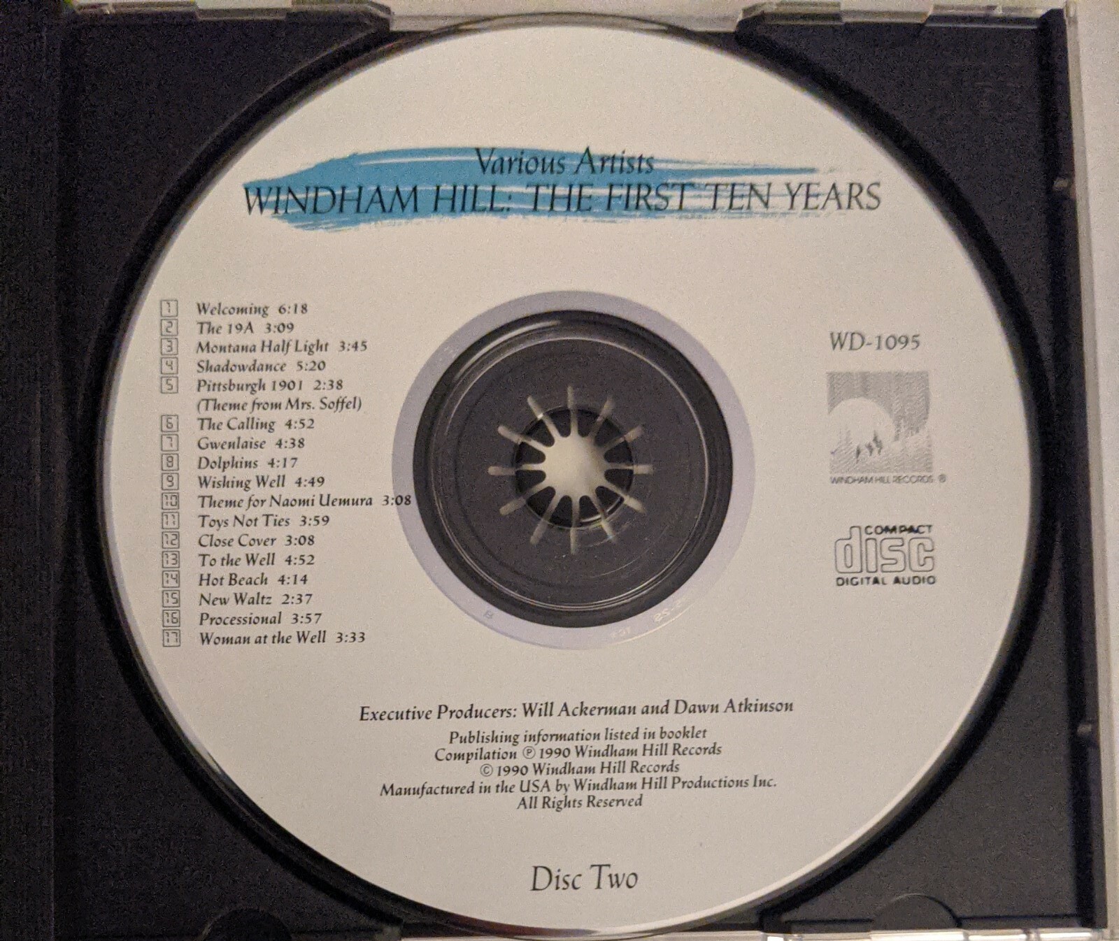 Windham Hill: The First Ten Years Windham Hill Records ‎WD-1095 2 CD's ...