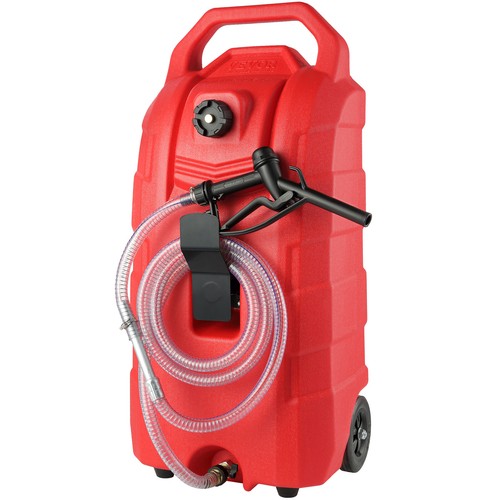16 Gallon Fuel Caddy Portable Gas Storage Tank 7.8L/min with Manual ...
