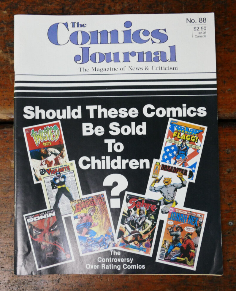 The Comics Journal # 88 (1984) Rating Comics, Graphic Stories Review ...