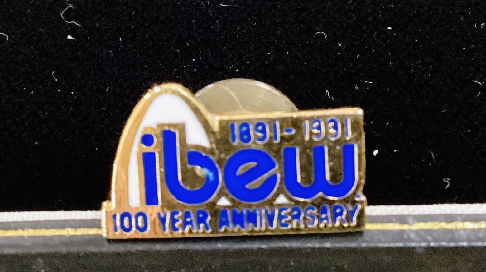 IBEW 100th Anniversary LOCAL LAPEL PIN UNION Electrical Workers #1 | eBay