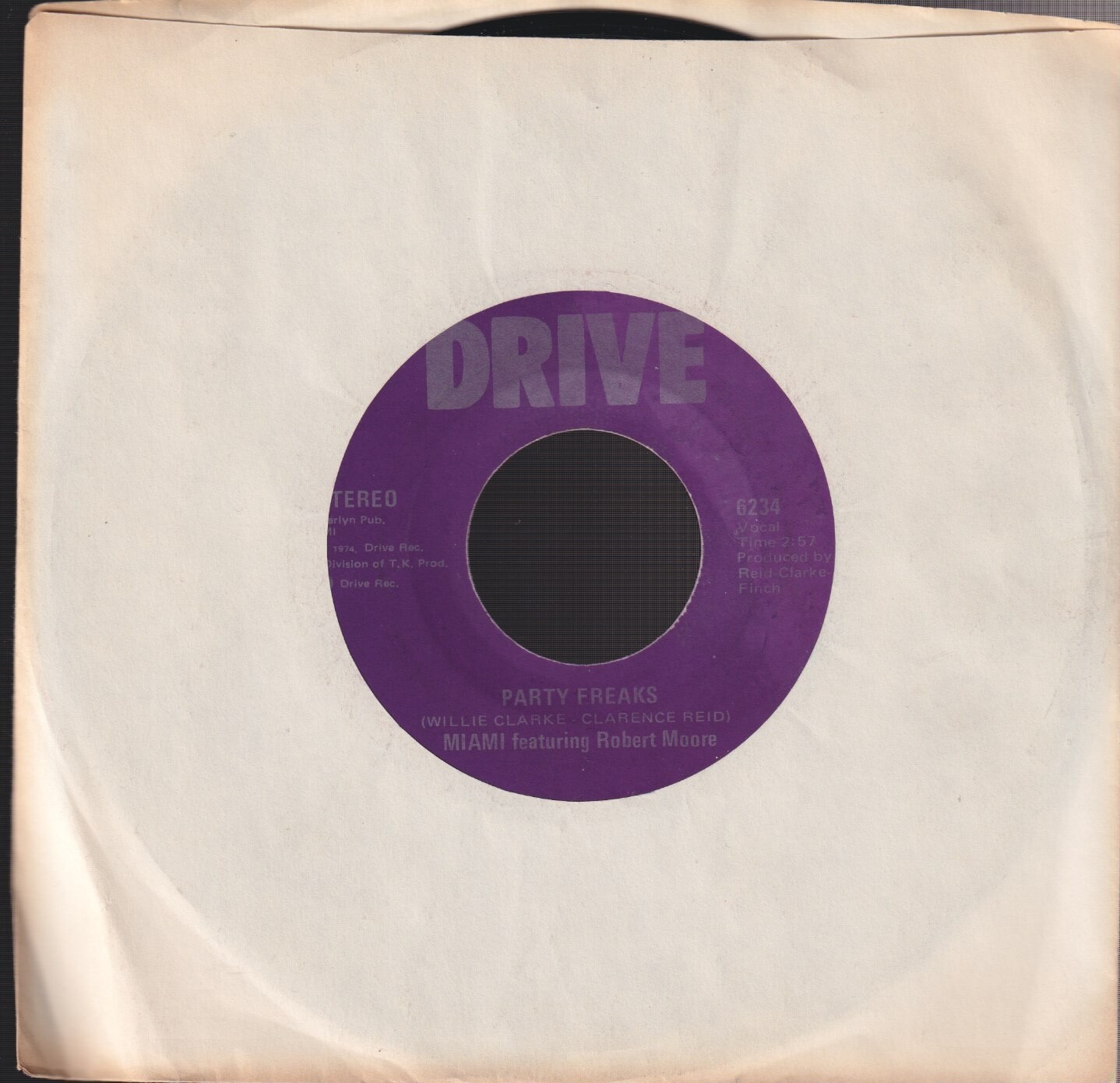 Miami featuring Robert Moore party freaks pt.1 & 2 7" | eBay