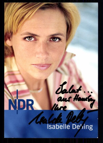 Isabelle Delling NDR Autogrammkarte Original Signiert ## BC 26674 | eBay.de