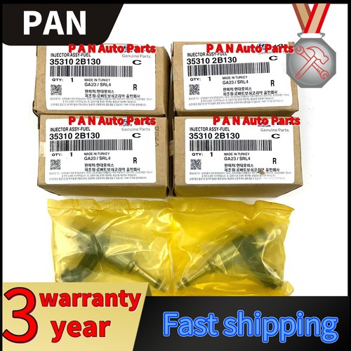 4PC Fuel Injector For 12-17 Hyundai Accent Veloster Kia Rio Soul 1.6L ...