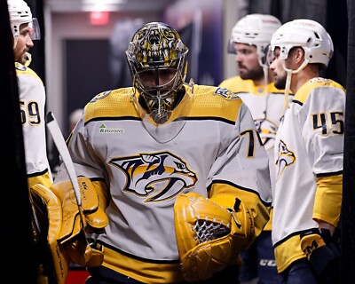Juuse Saros Tunnel Walk Out Nashville Predators 8x10 NHL Hockey Photo ...
