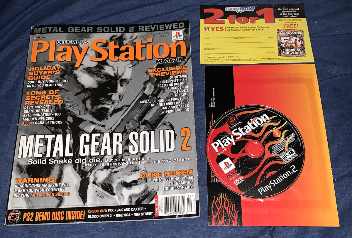 Magazine Metal Gear Solid 2