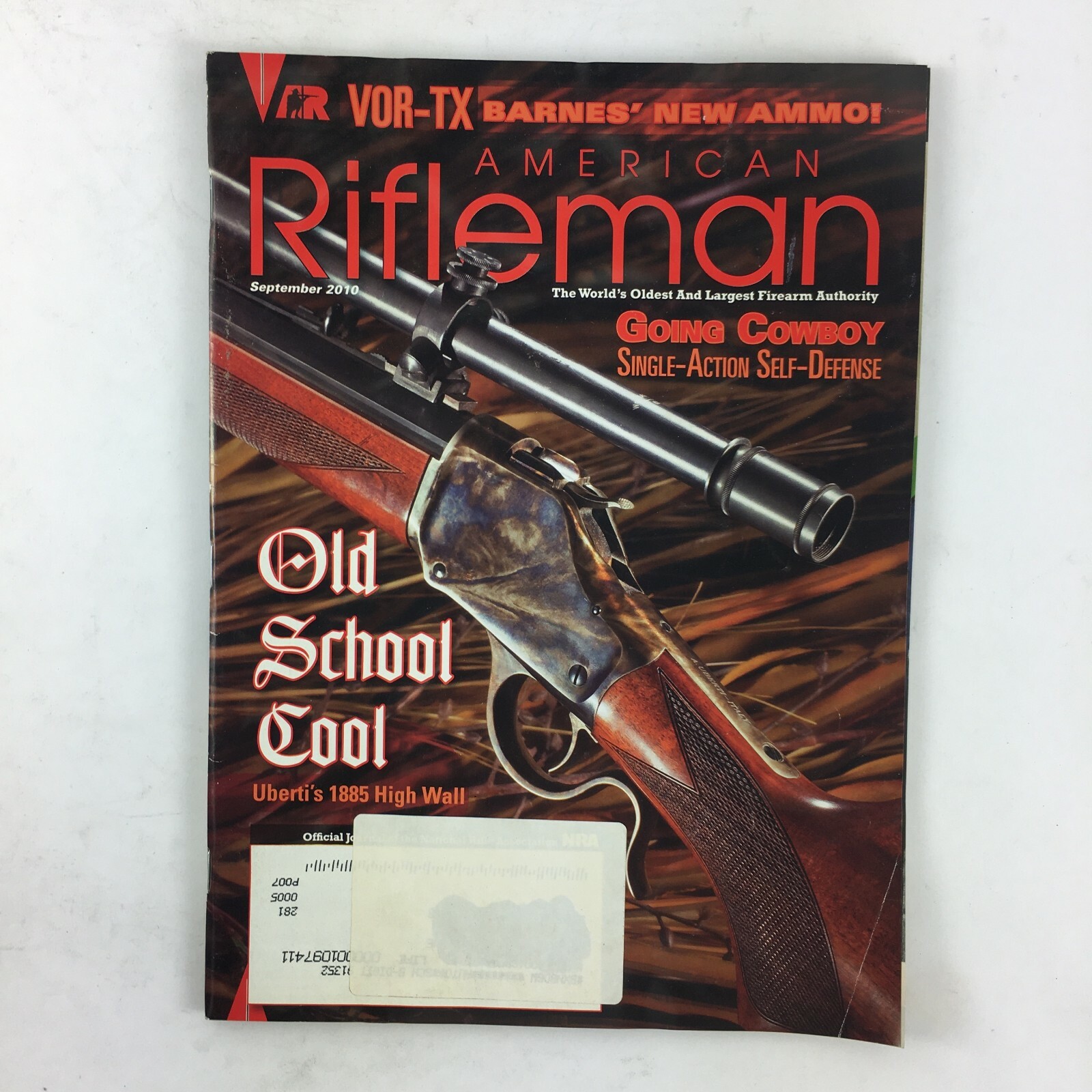 May 2009 American Rifleman Magazine Old School Cool Uberti's 1885 High ...