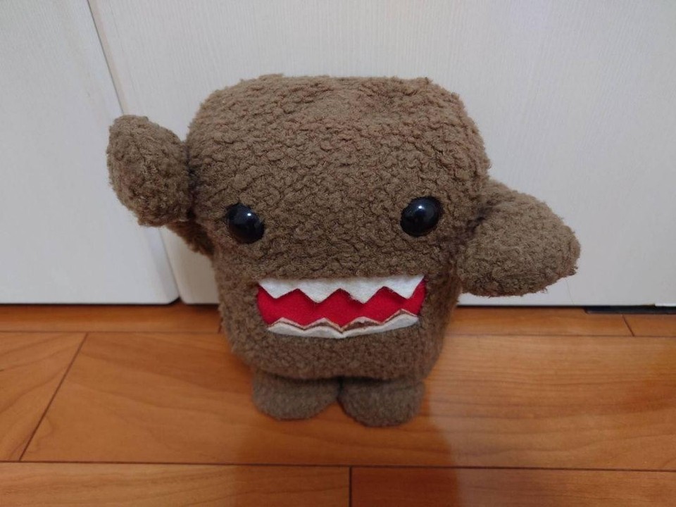 BANDAI Dancing Domo Plush Clock Alarm Talking Moving Toy with Box NHK ...