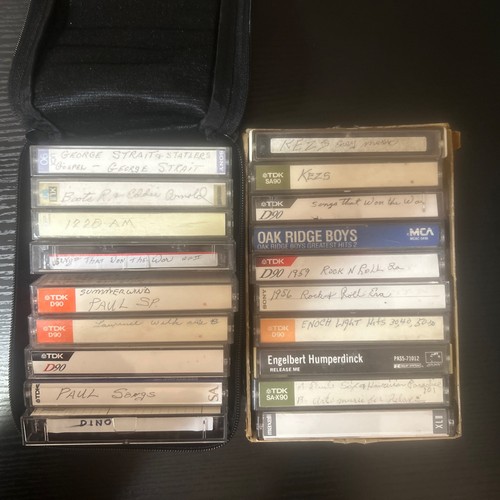 Lot of 28 Used Cassette Tapes Pre-Recorded Material. Sold As Is | eBay