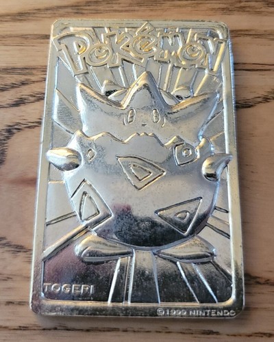 1999 Burger King Nintendo Pokemon 23K Gold Plated POLIWHIRL Trading ...