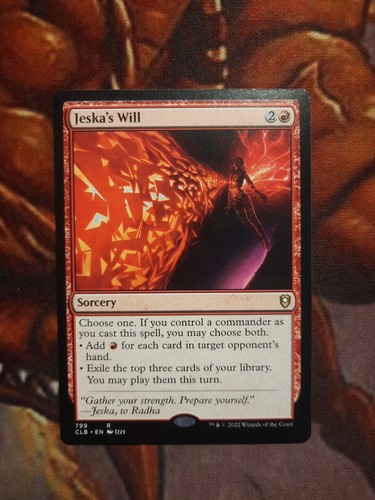 Jeska's Will - MTG Commander Legends: Battle for Baldur's Gate Rare ...