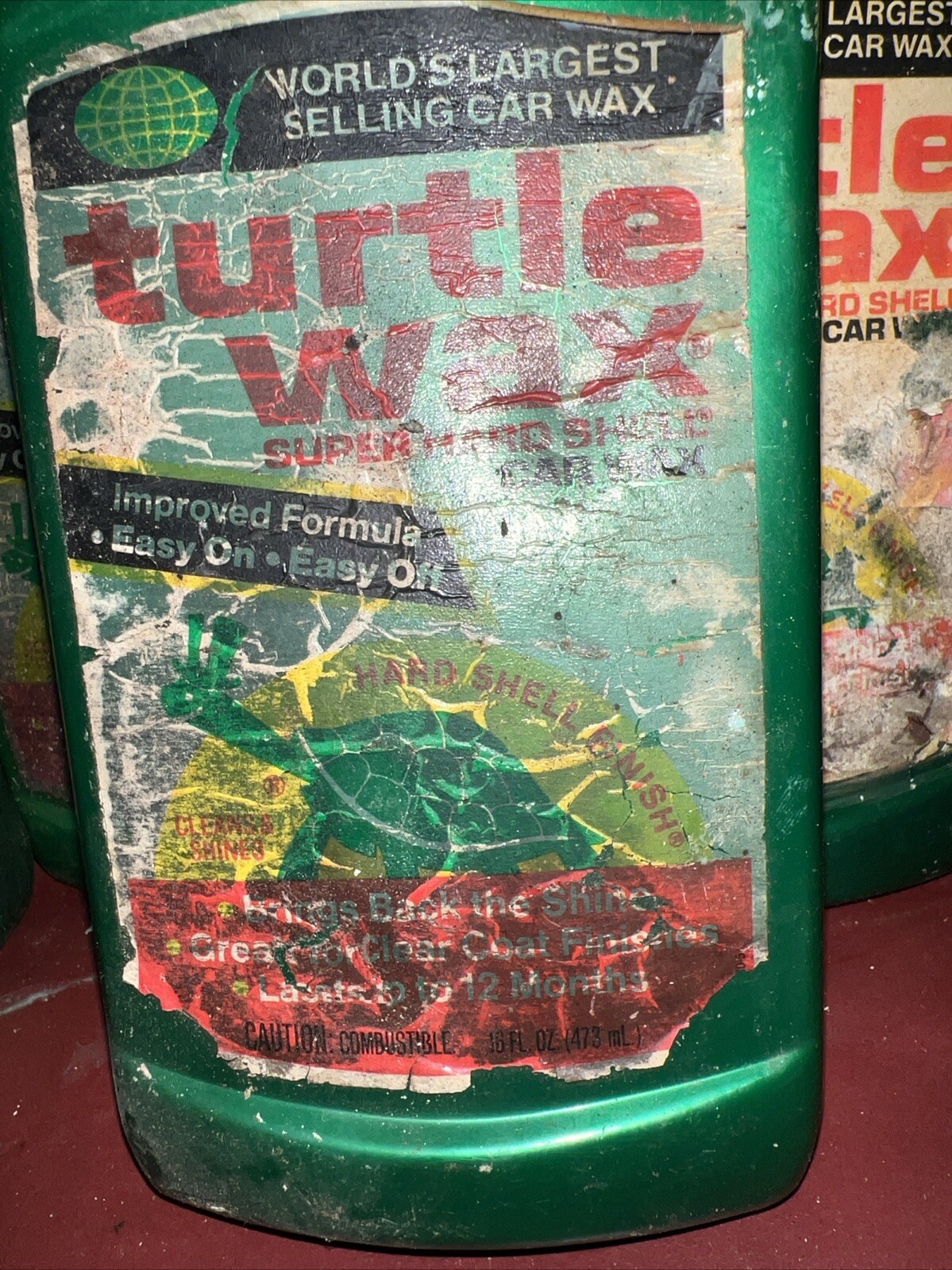 TURTLE WAX t-123 Vintage 1989 Super Hard Shell Full Unopened Bottle ...