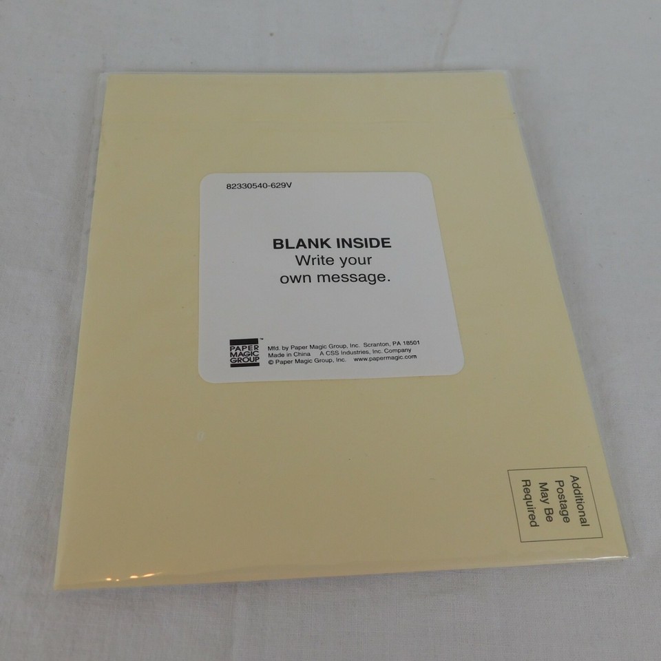 Paper Magic Group Blank Inside Greeting Note Card Evening Gown Dressy ...