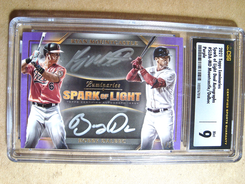 2021 Ryan Mountcastle Bobby Dalbec Topps Luminaries Spark of Light ...