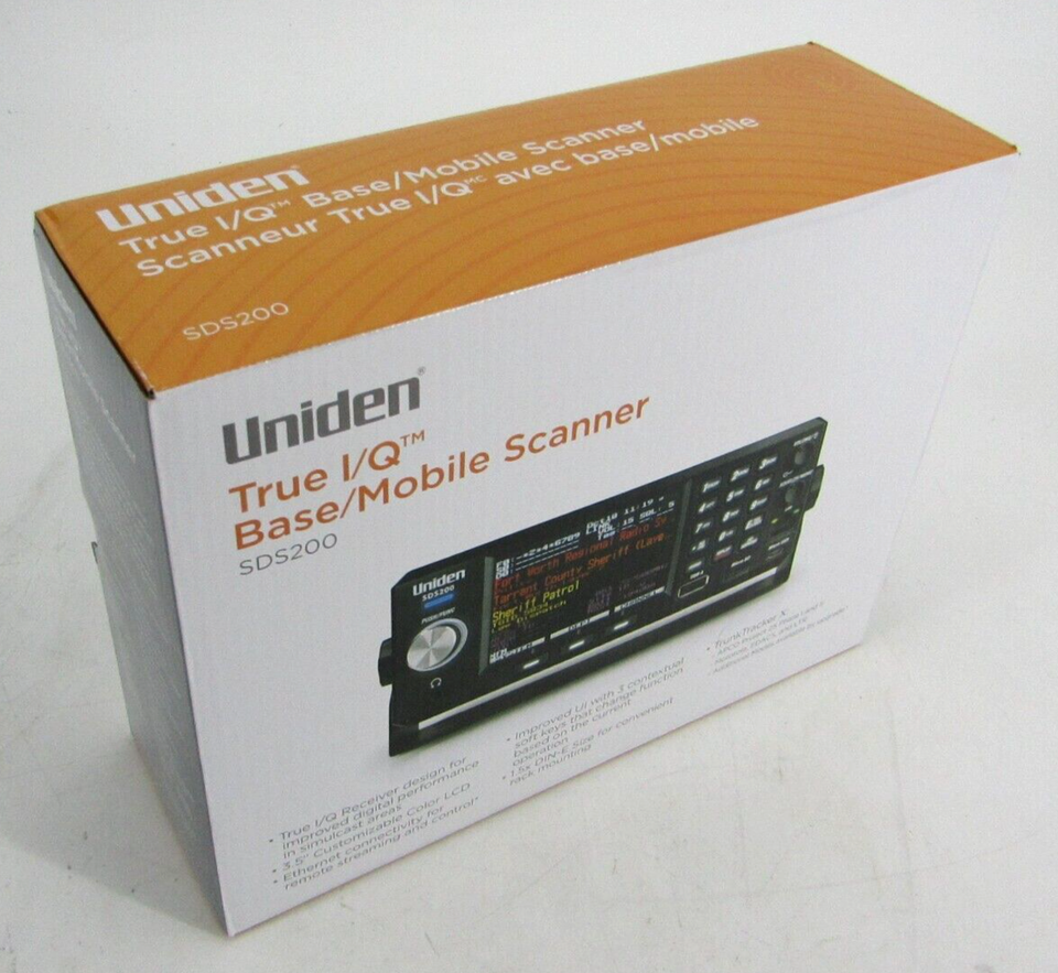 Uniden Bearcat SDS200 Base/Mobile Digital Police Scanner, TrunkTracker ...