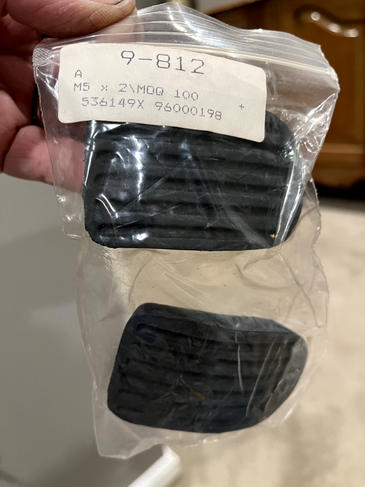 MBG parts from my shed. Pedal Pad set. Fuel tank fitting kit. Packing ...