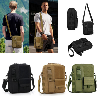 Tactical Messenger Bag Military MOLLE Sling Shoulder Bag Travel ...