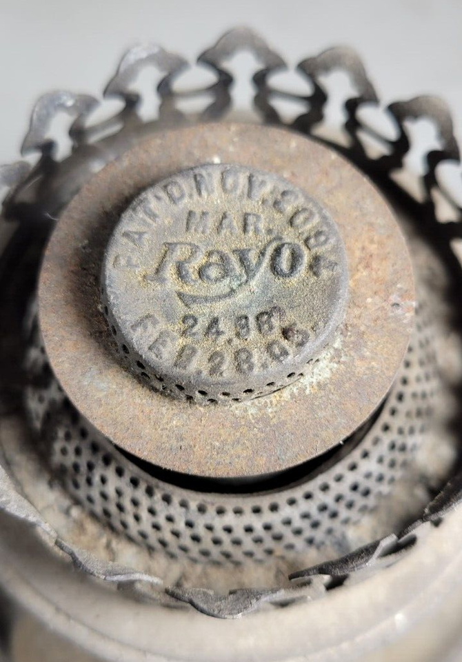 -ANTIQUE- 1920s RAYO Original oil/ kerosene lamp w/o shade 13" | eBay