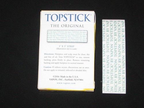 Vapon Topstick® Clear Tape Mens Grooming 1/2″ Topstick/“A” Curve/1″X 3 ...