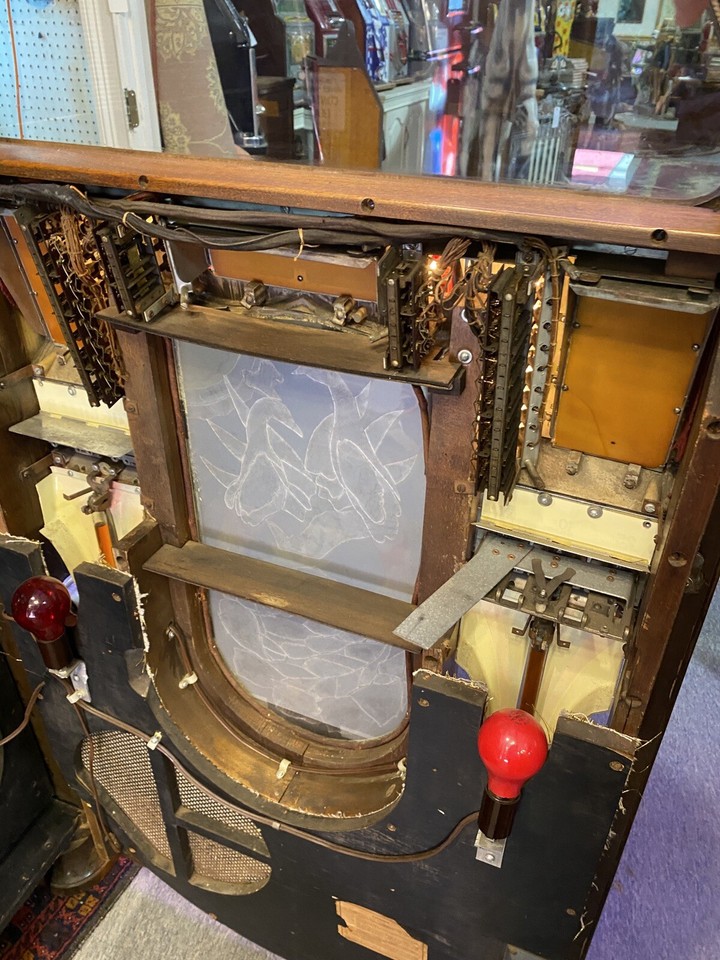 *RARE* Vintage 1940's Wurlitzer 850 Peacock Jukebox Collectible | eBay