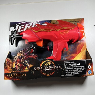New Nerf DragonPower Fireshot Dungeons and Dragons Red | eBay