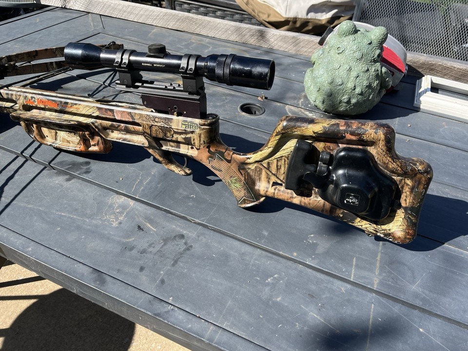 Wicked Ridge Warrior HL Hunting Crossbow 38" with A 3-7 Bushnell Scope ...