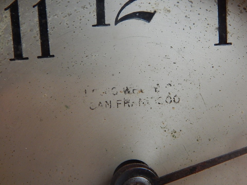 Antique Chelsea Ships Bell Clock Boston Clock Co Pat Date 1901 San ...