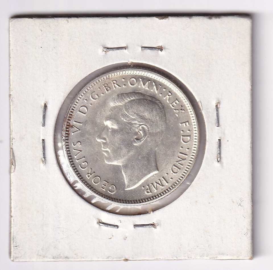 AUSTRALIAN: 1942s PRE-DECIMAL KGVI FLORIN (2/) SILVER COIN #5268 | eBay ...