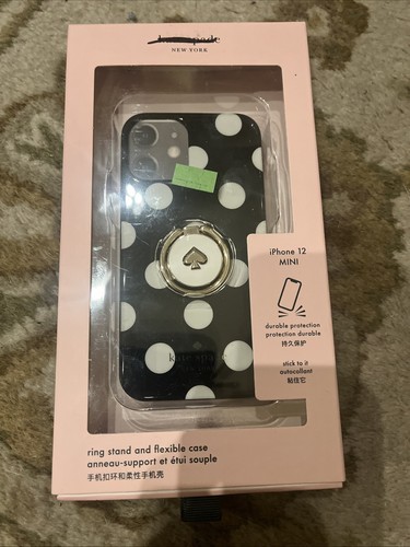 Kate Spade Authentic Phone Ring Stand Holder White Gold w/ iPhone 12 ...
