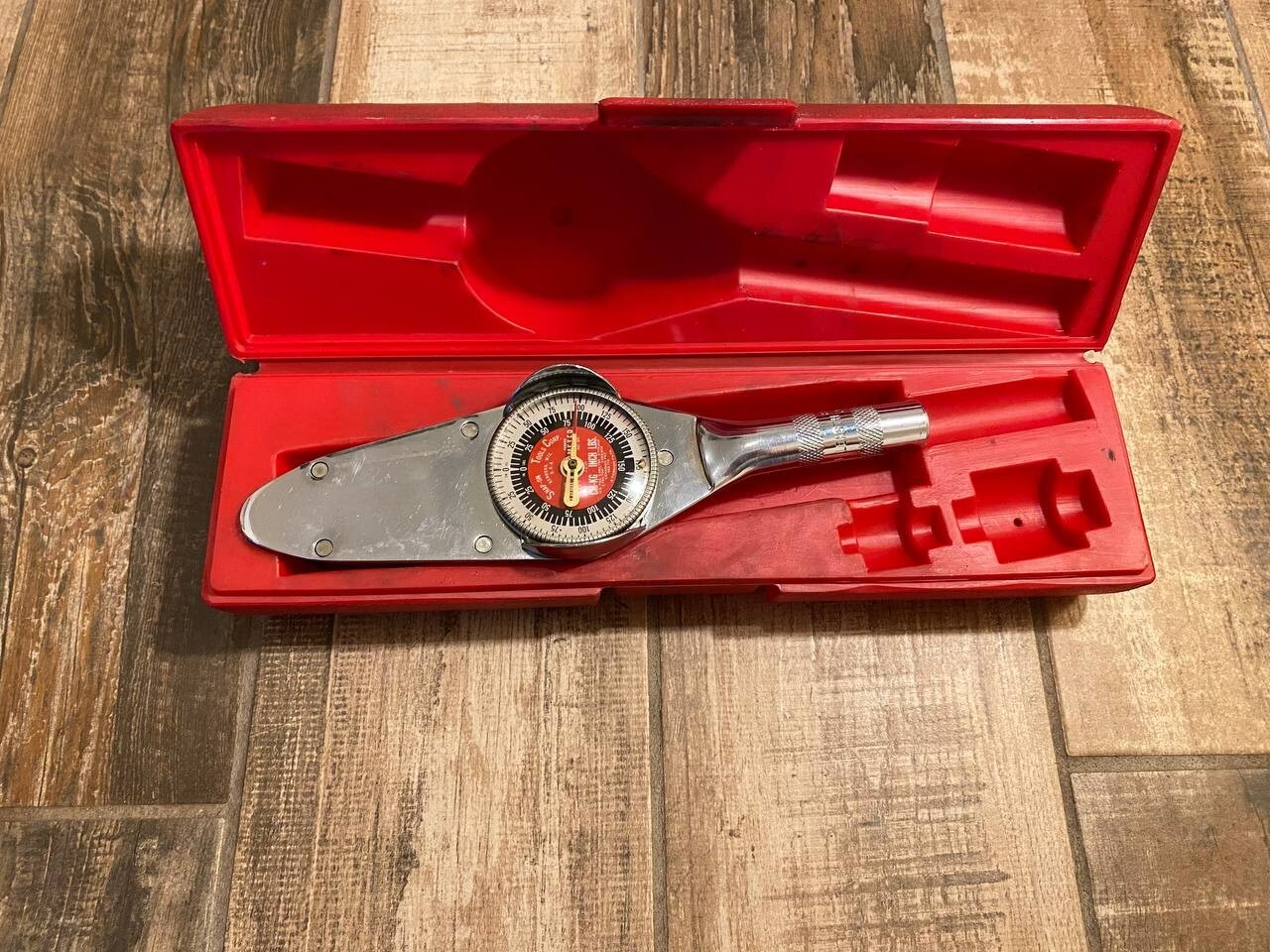 Snap-on Torqometer TE12A 3/8 Drive 150 in Lbs Dial Type Torque Wrench ...