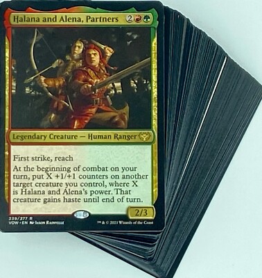***Custom Commander Deck*** Halana & Alena, Partners - +1/+1 Counters ...