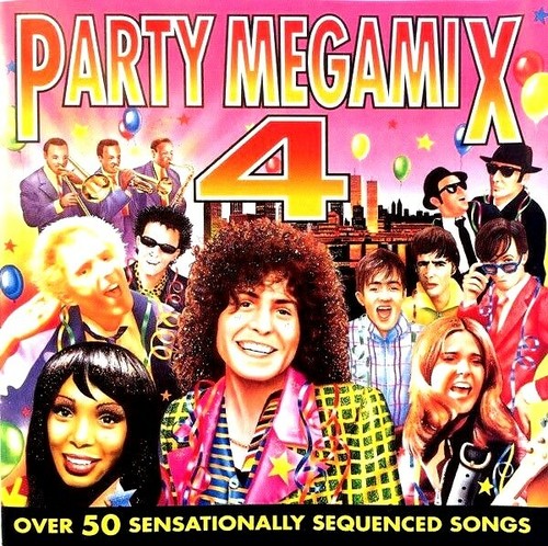 PARTY MEGAMIX VOL 4 - 1 X CD - 60S 70S 80S 90S DISCO MOTOWN DANCE ROCK ...