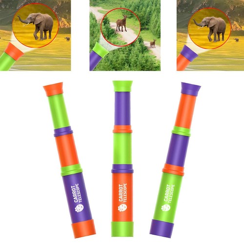 Pocket Telescope Toy for Kids Collapsible Pretend Play Handheld ...
