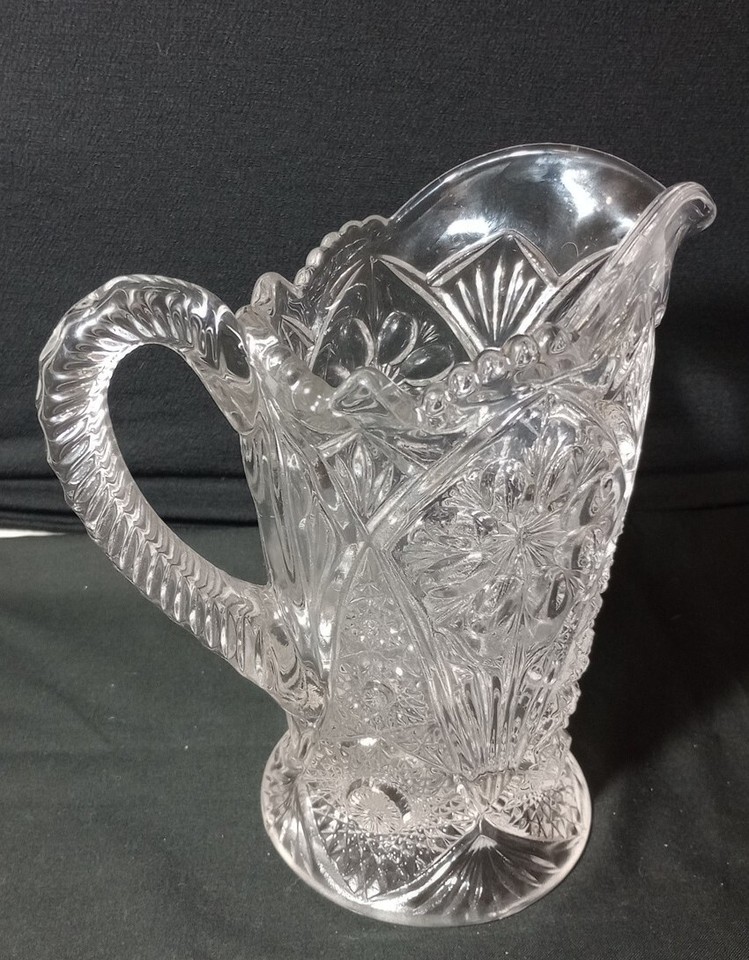 Cosmos Clear by IMPERIAL GLASS-OHIO 16 Oz Pitcher Small Scratch | eBay