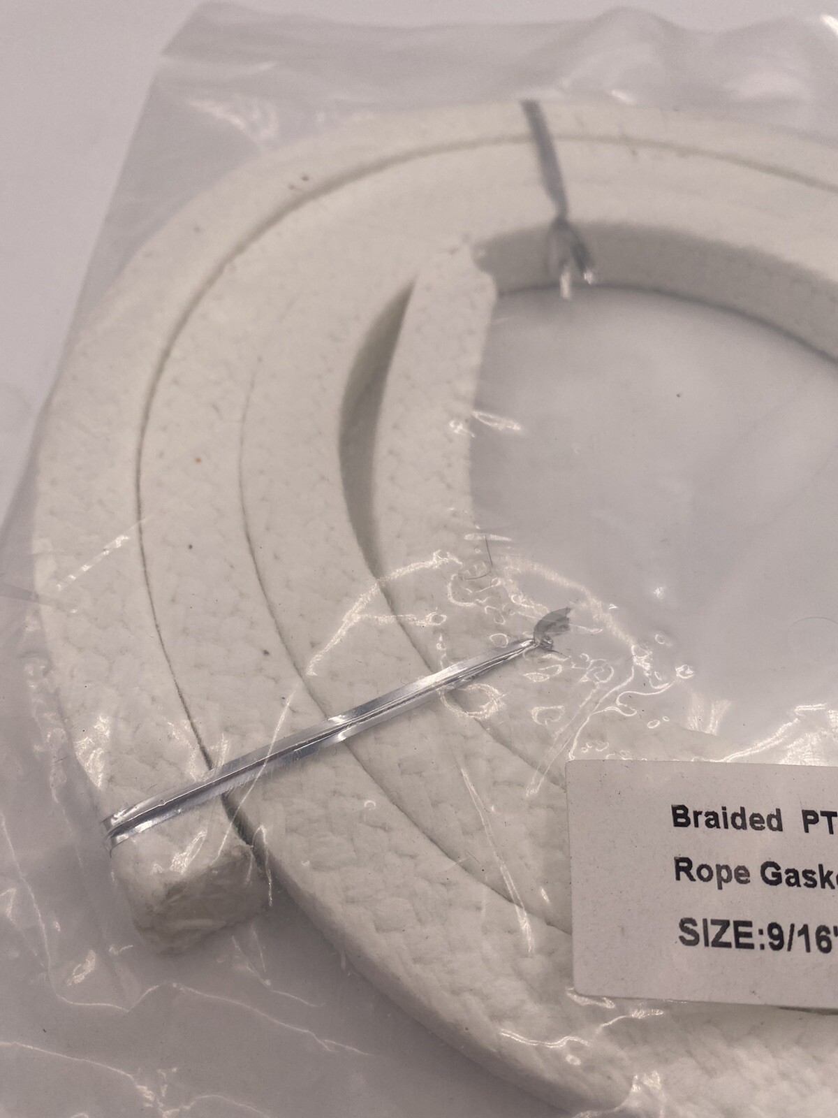 Braided Rope Gasket PTFE SIZE 9/16" x 9/16" x 63.5" | eBay
